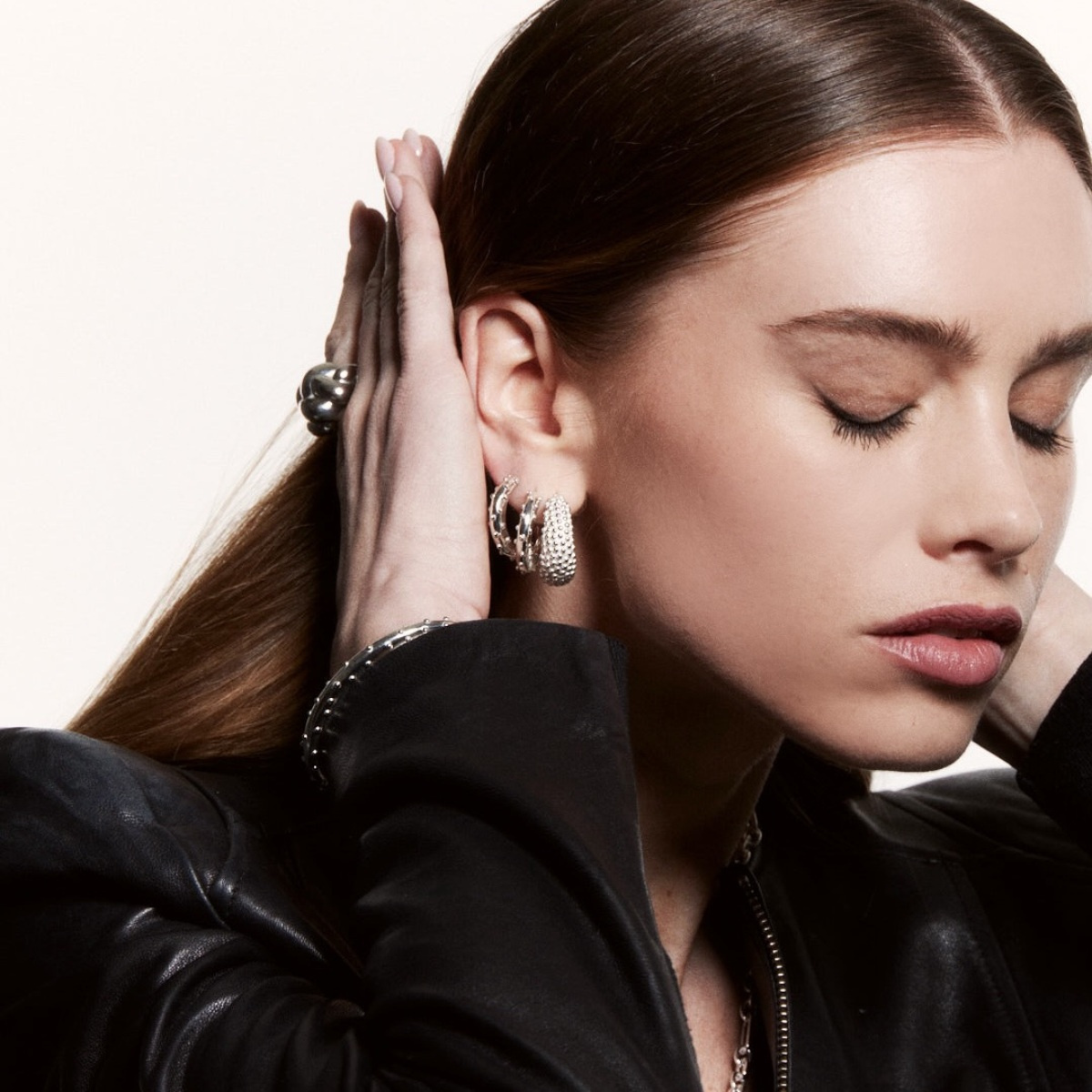 DEW HOOPS SILVER | ÖRHÄNGEN