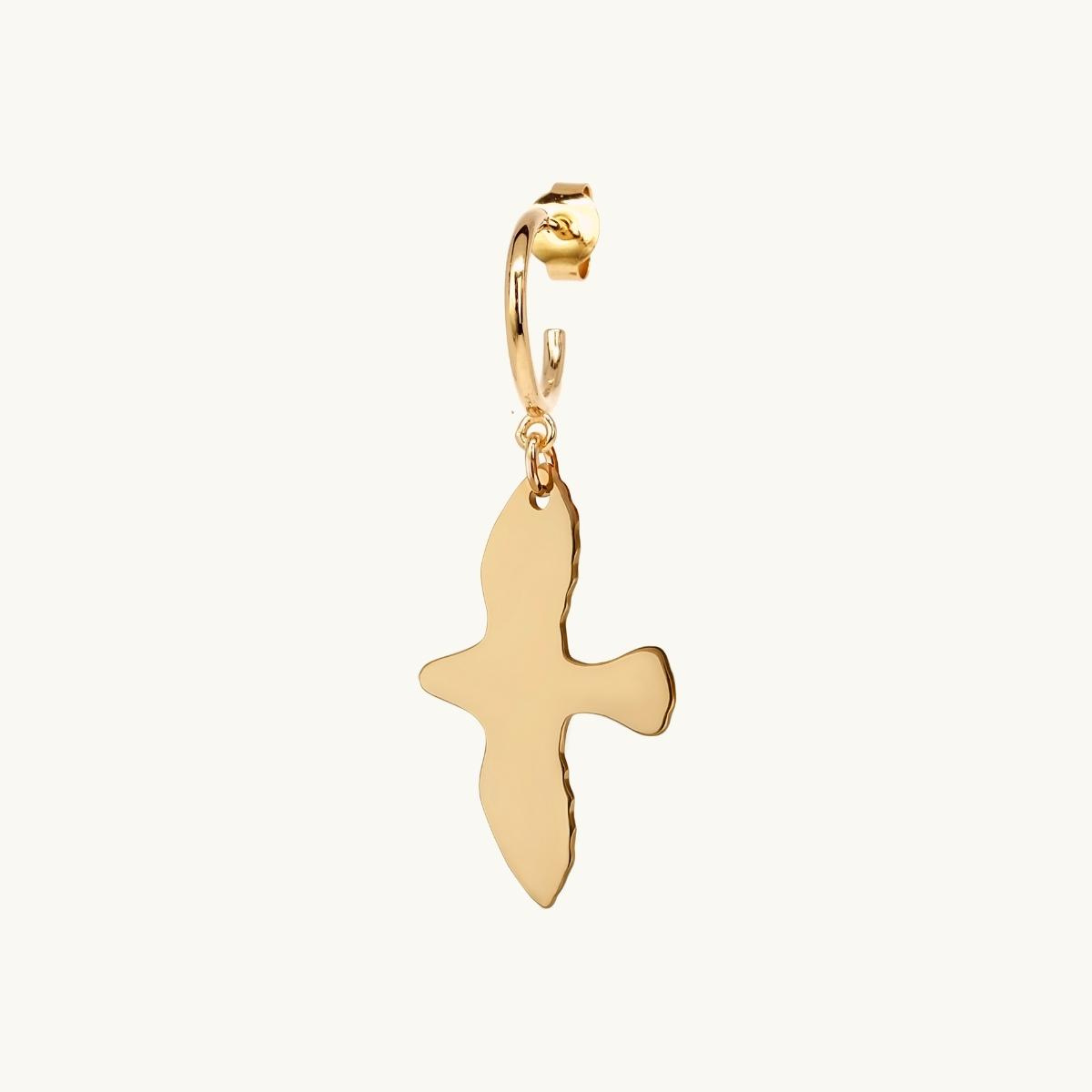 DOVE HOOP L GOLD