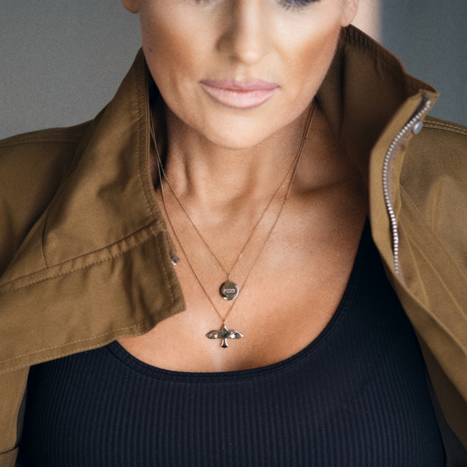 PS23 ORGANIC COIN 2 SILVER | HALSBAND