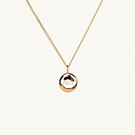 PS23 ORGANIC COIN 2 GOLD | HALSBAND