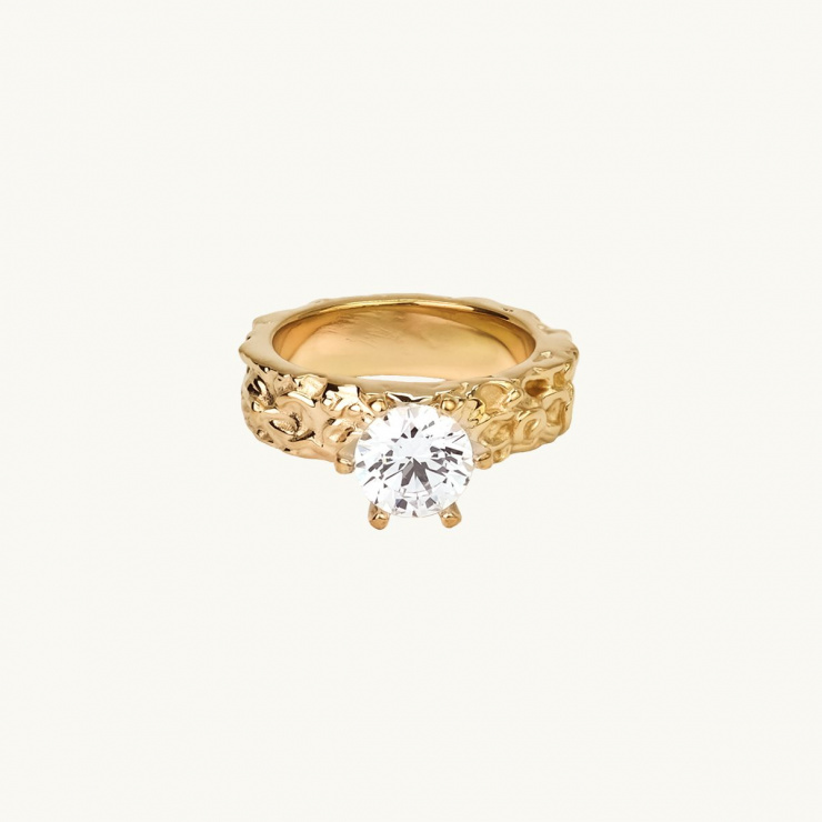 SMALL PRINCESS RING GOLD | RINGAR